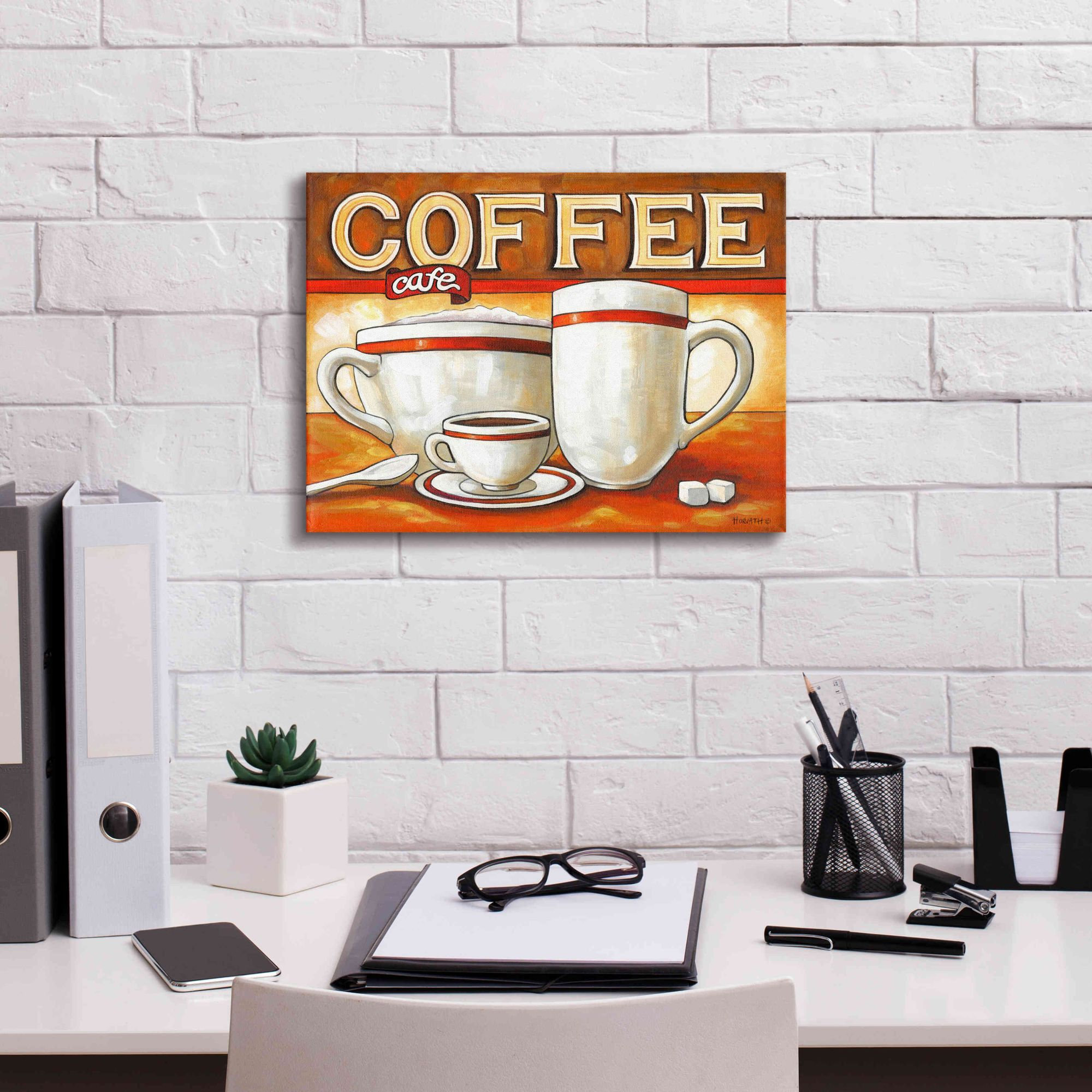 Red Barrel Studio® Coffee Cafe by Cathy Horvath-Buchanan - Wrapped ...