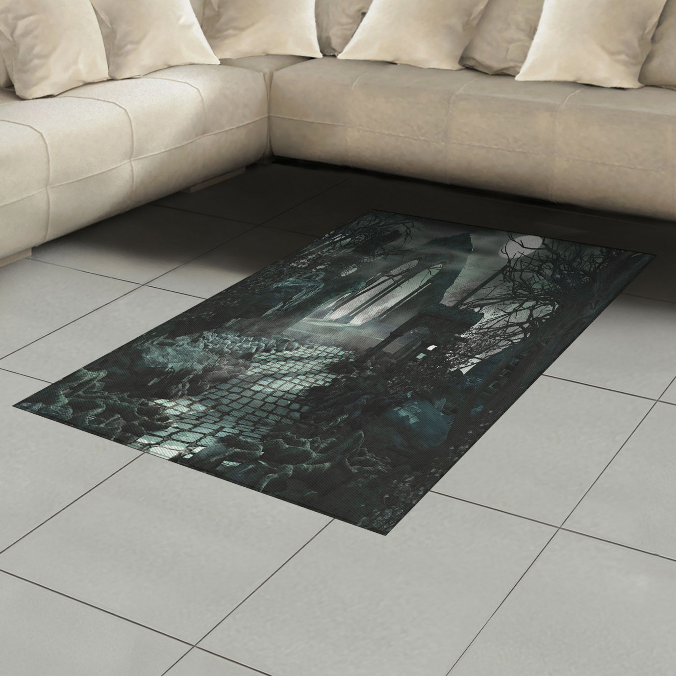 East Urban Home Gothic High Density Long Fiber Poly Threads Decorative ...