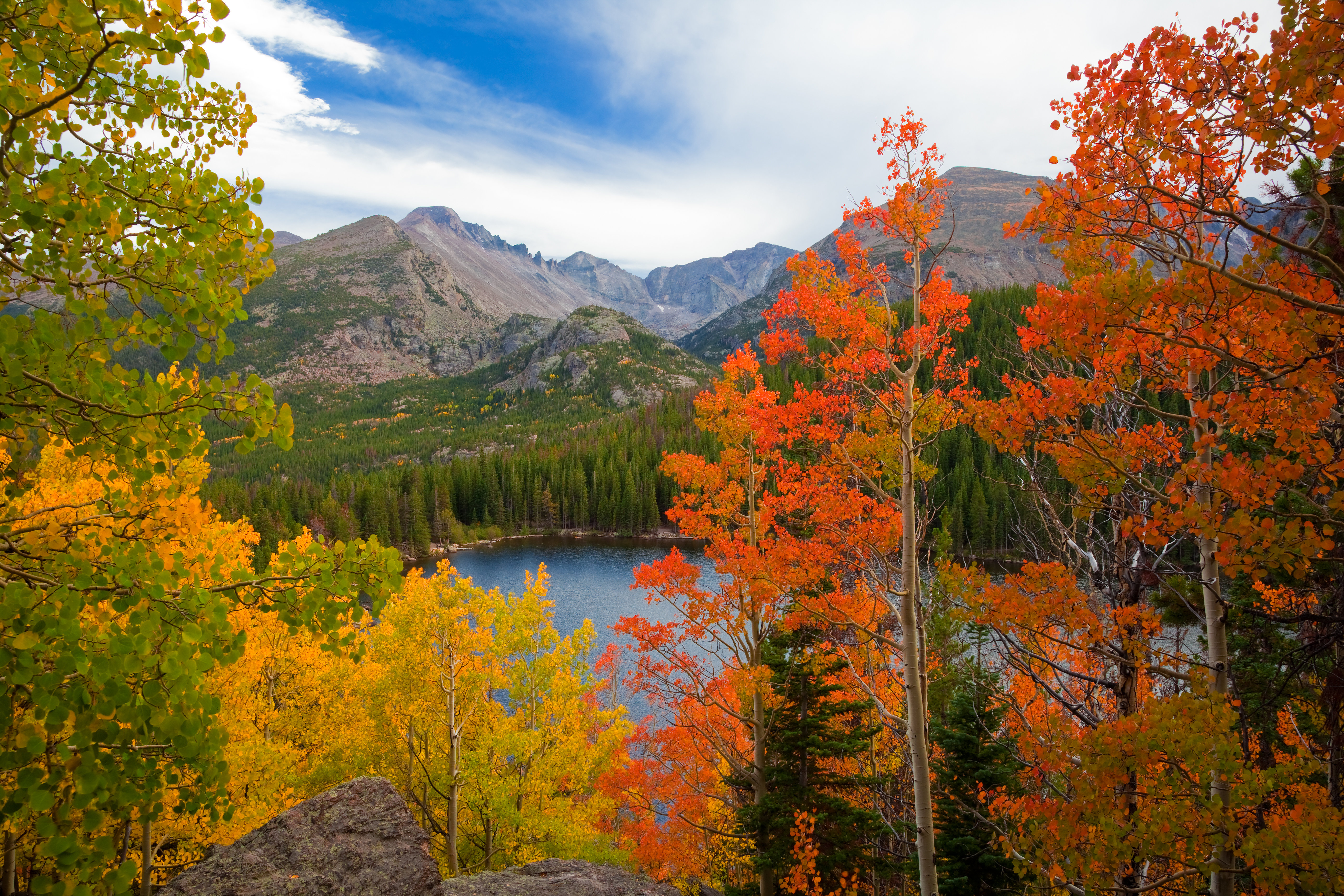 Marlow Home Co. Bear Lake Autumn by - Wrapped Canvas Photograph ...