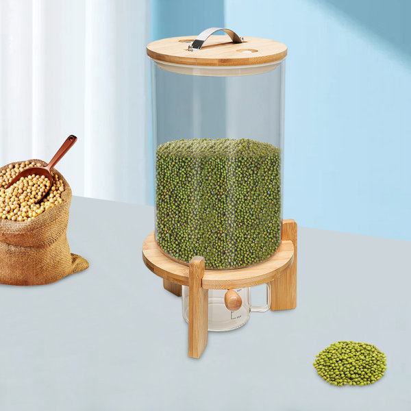 Prep & Savour Harsha 7.5L Storage Cereal Dispenser & Reviews | Wayfair