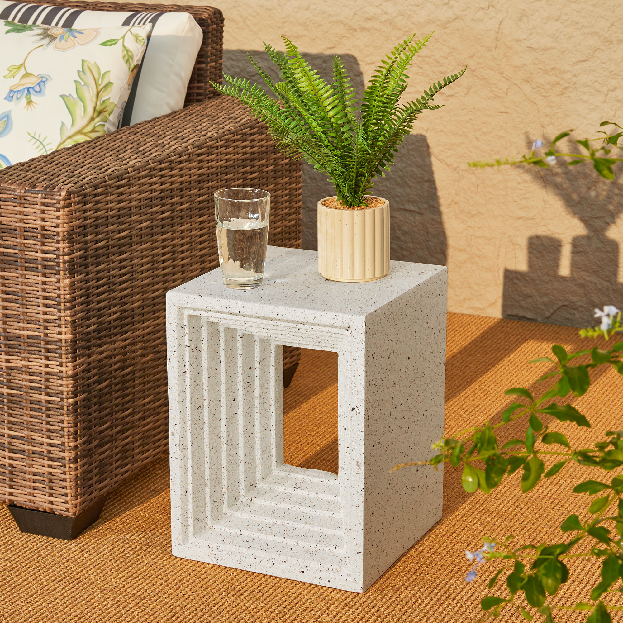 Wade Logan® Charetta Accent Stool or Garden Stool or Plant Stand ...