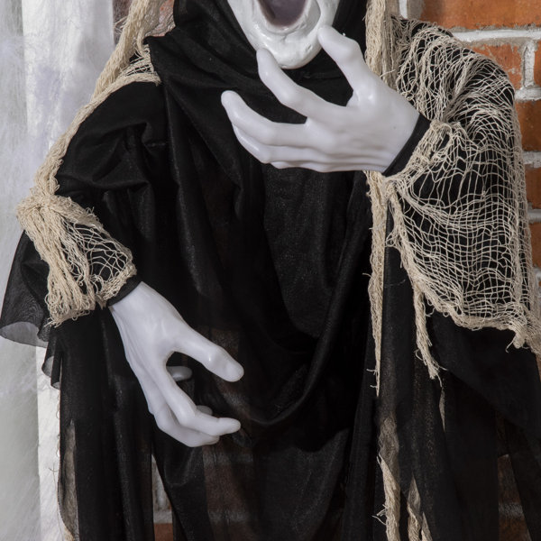 The Holiday Aisle® 60" Outdoor Halloween Decorations Hanging Ghost ...