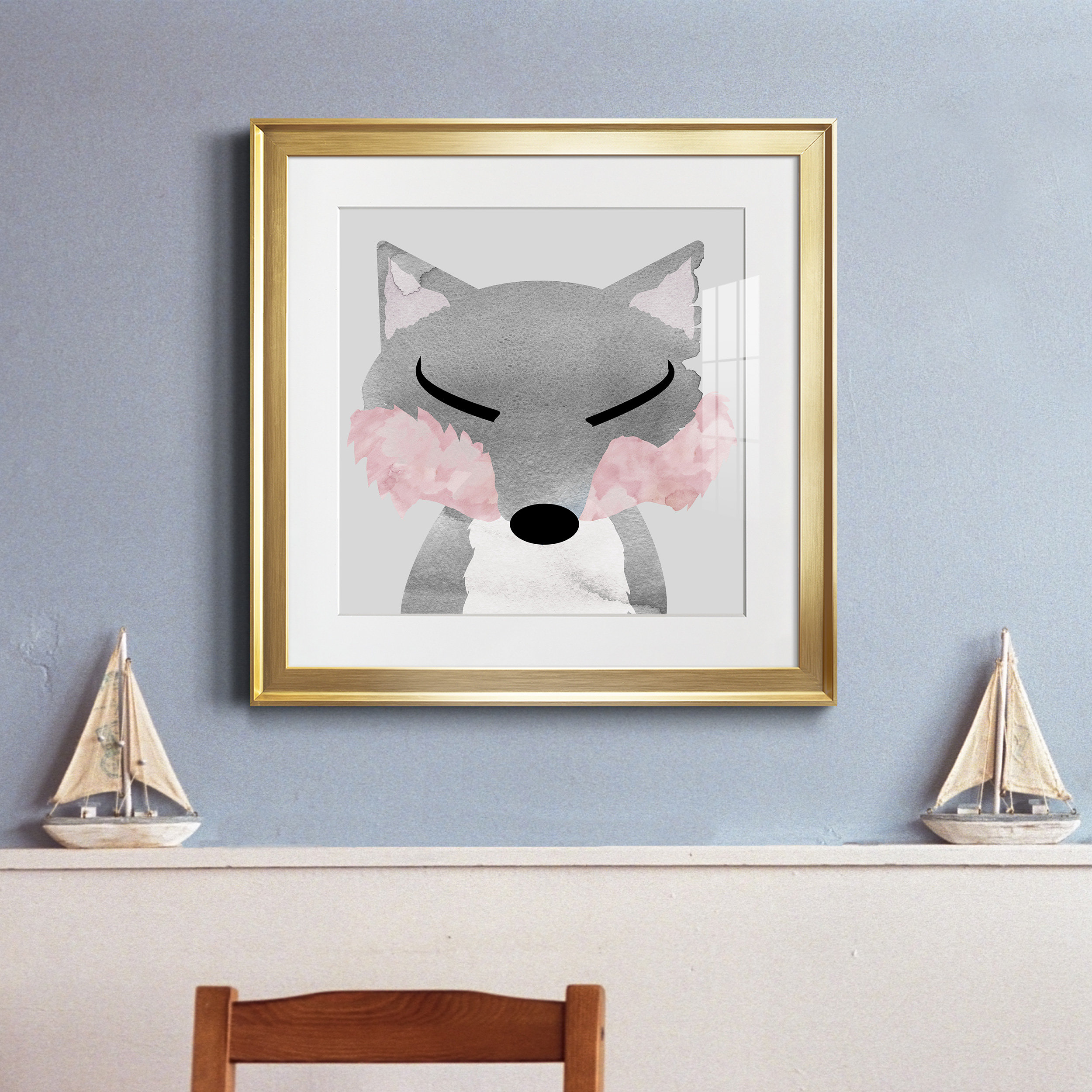 Redwood Rover Fox - Picture Frame Painting | Wayfair