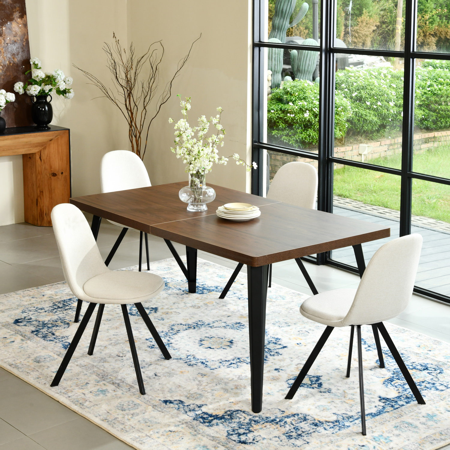 George Oliver Carvajal Cavanagh 5-Piece Modern Dining Set & Reviews ...
