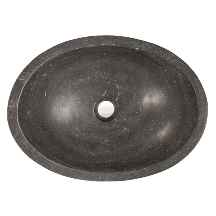 EdenBath Eden Bath 14'' Stone Oval Vessel Bathroom Sink & Reviews | Wayfair
