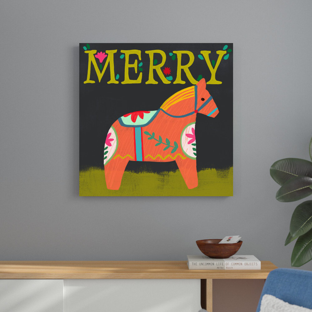 Zoomie Kids Nordic Joy III by June Erica Vess - Wrapped Canvas Print ...