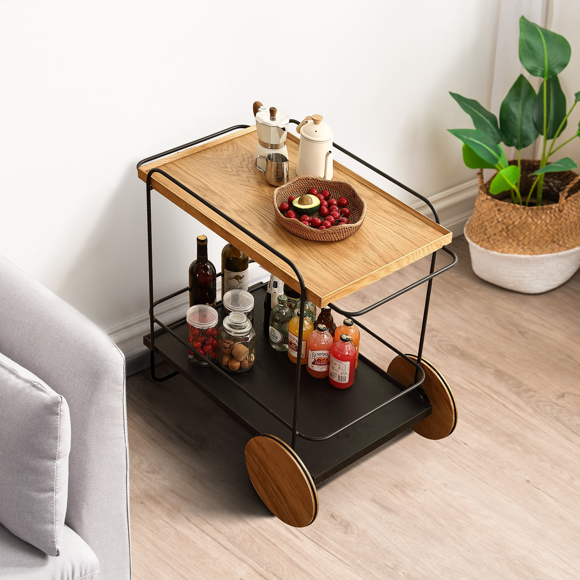 17 Stories Bar Cart | Wayfair
