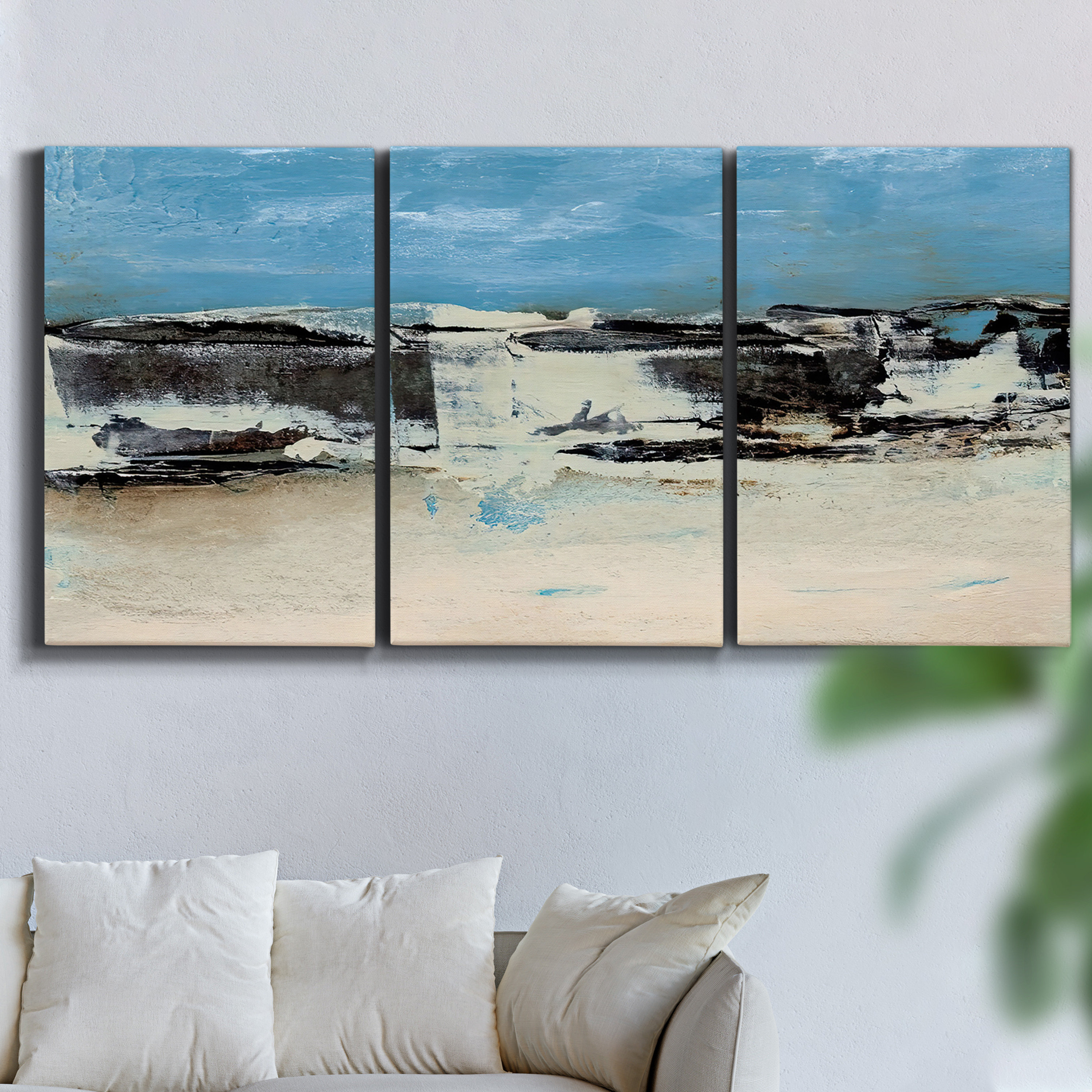 Wexford Home From The Terrace IV On Canvas 3 Pieces Print | Wayfair