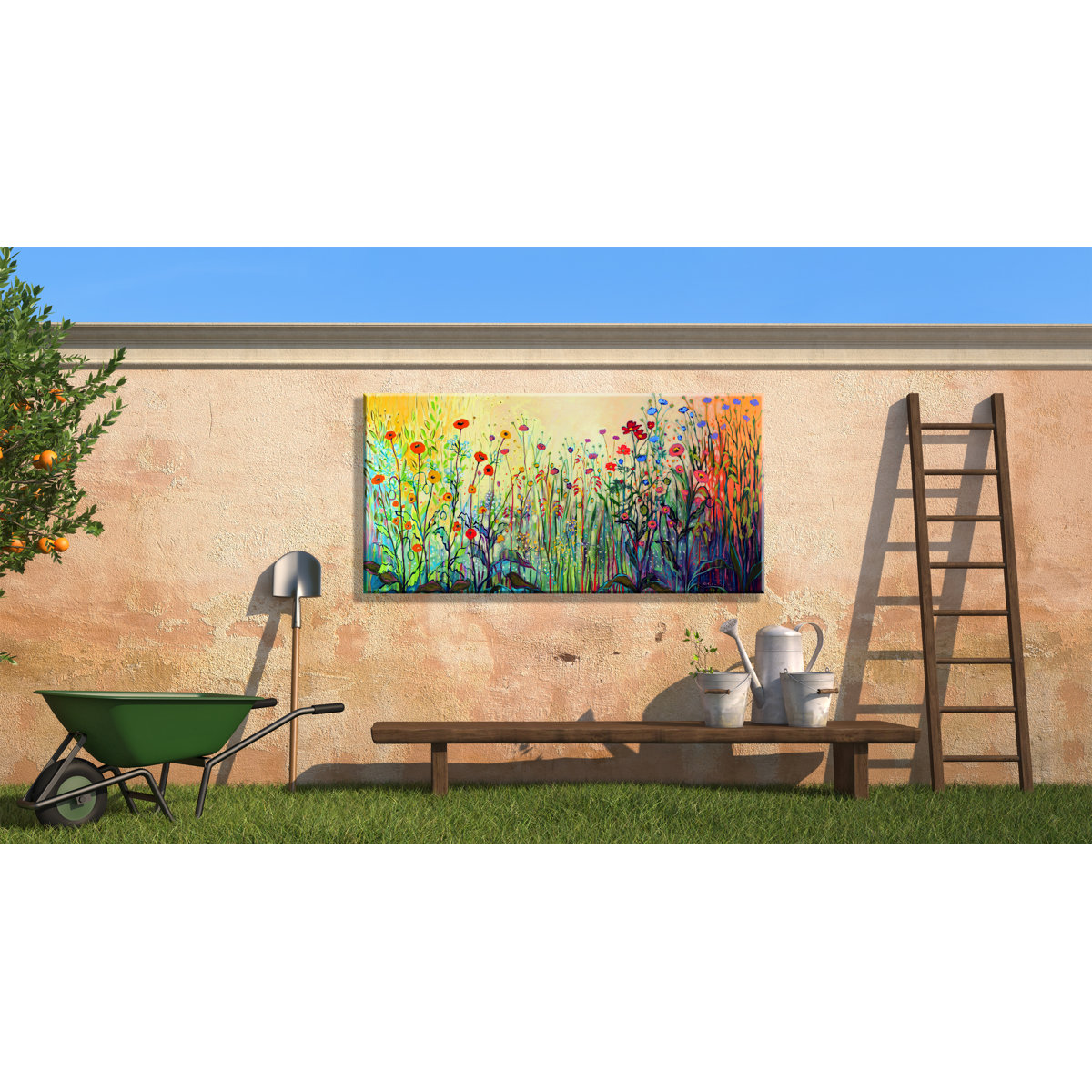 West of the Wind Outdoor Canvas Art Outdoor Canvas Art & Reviews | Wayfair