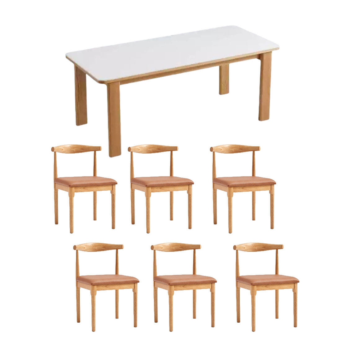 ACMISH Simplicity Sturdy Dining Table Sets. | Wayfair