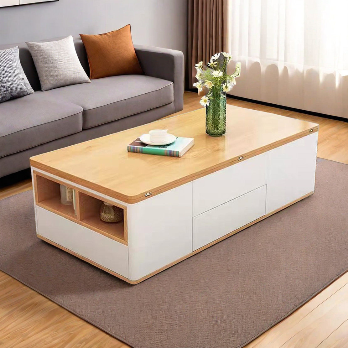 Aurora Craft Multi-functional Lift Coffee Table Folding Coffee Table ...