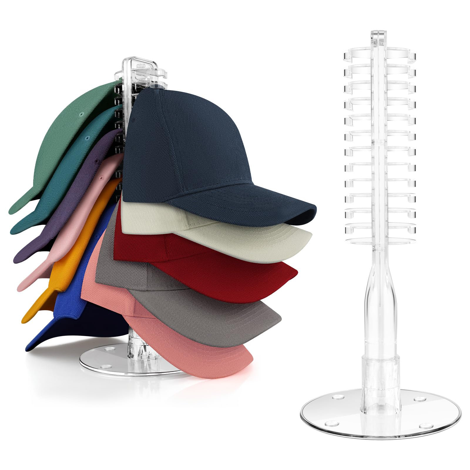 Rebrilliant Hat Stand For Baseball Caps,Hat Holder Organizer No Install ...
