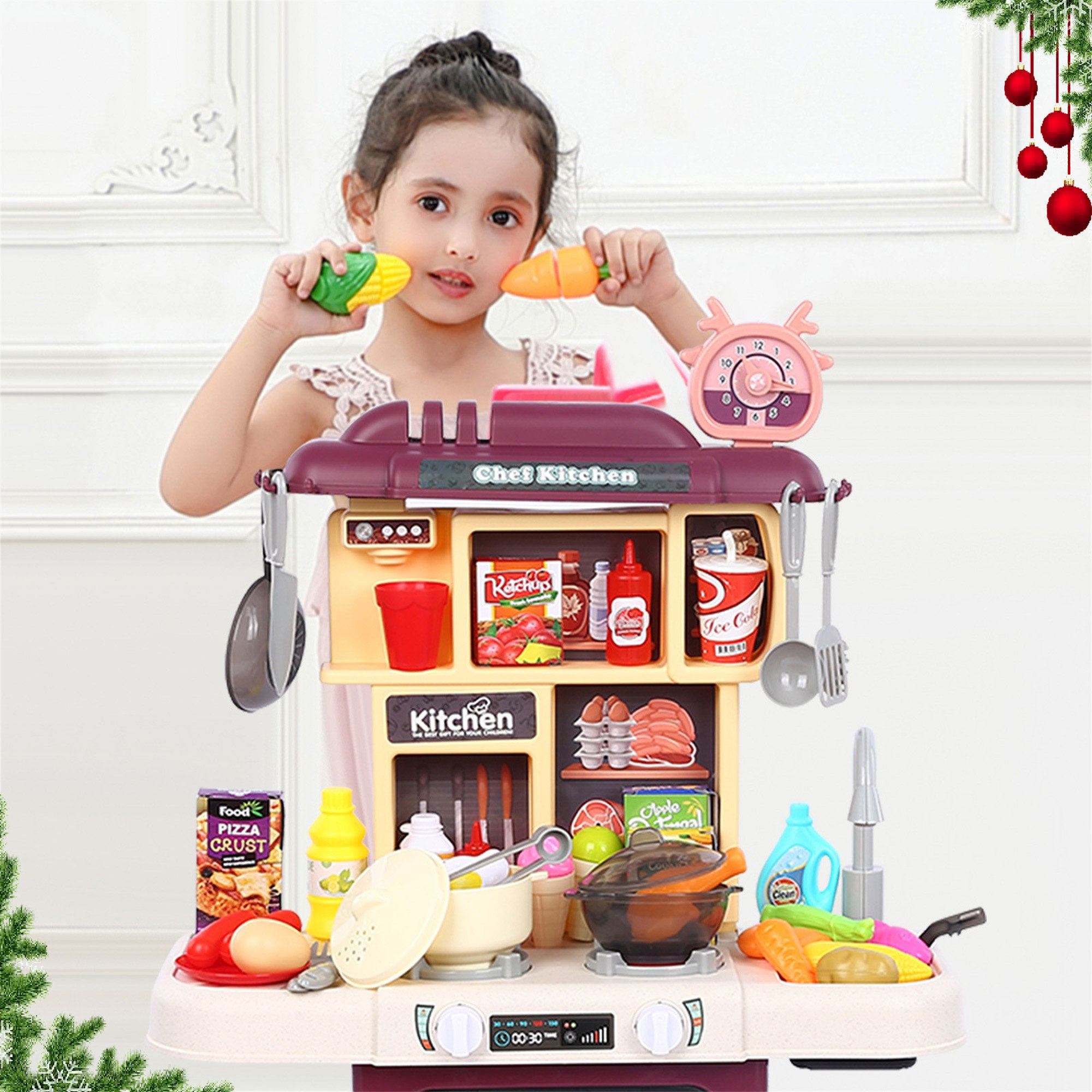 XSIX Role Play Kids Kitchen Set | Wayfair