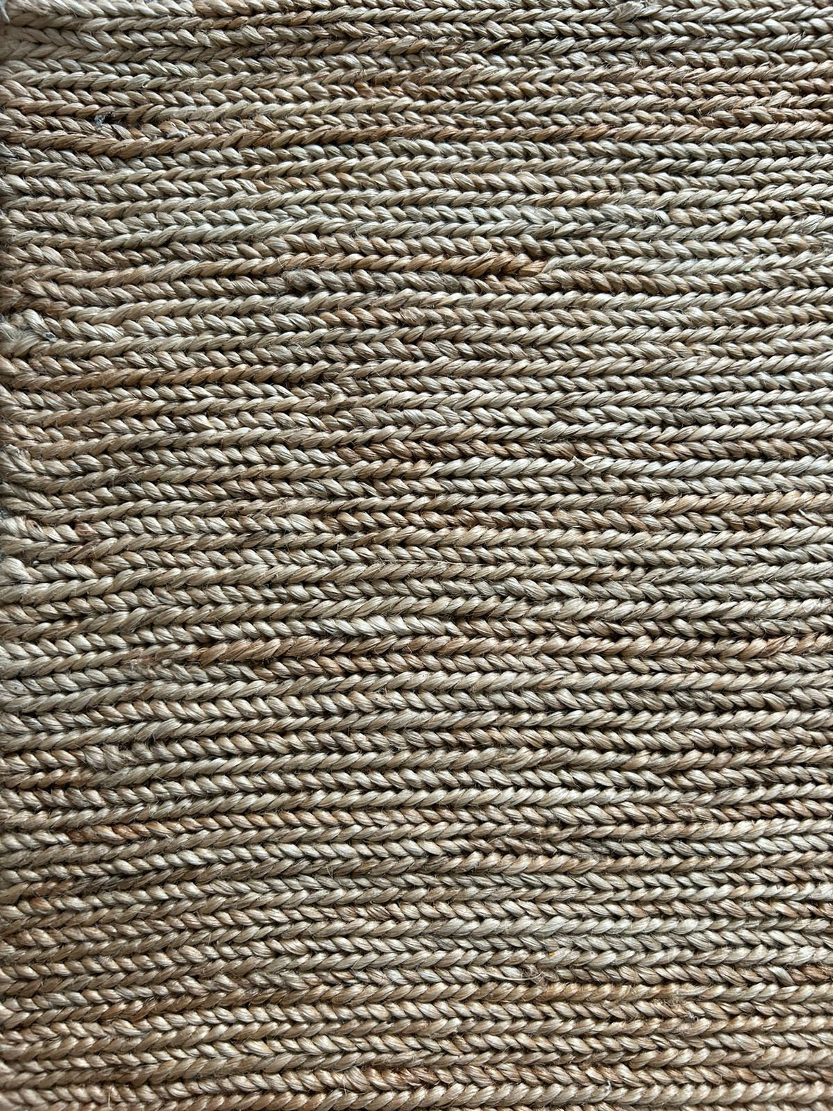 Lav & Lira Rectangle Solid Color Hand-Knotted Jute/Sisal Area Rug in ...