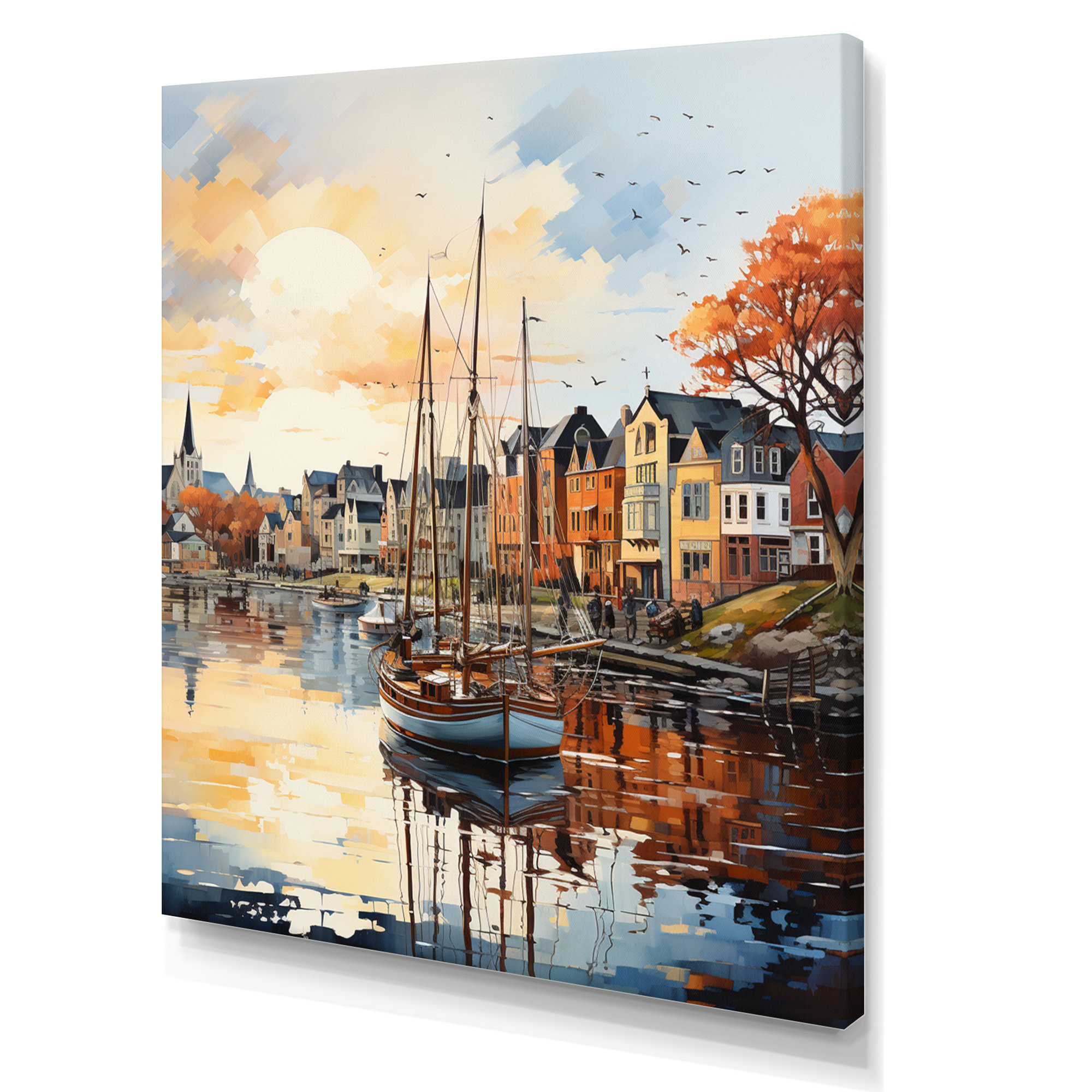 Winston Porter Harbord Harbour Silver Anchorage II - Nautical & Beach ...