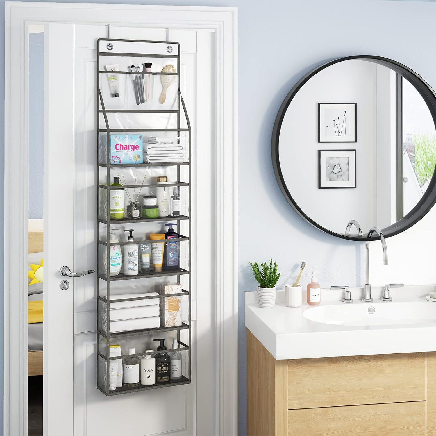 Latitude Run® 5-shelf Over The Door Hanging Organizer - Wayfair Canada