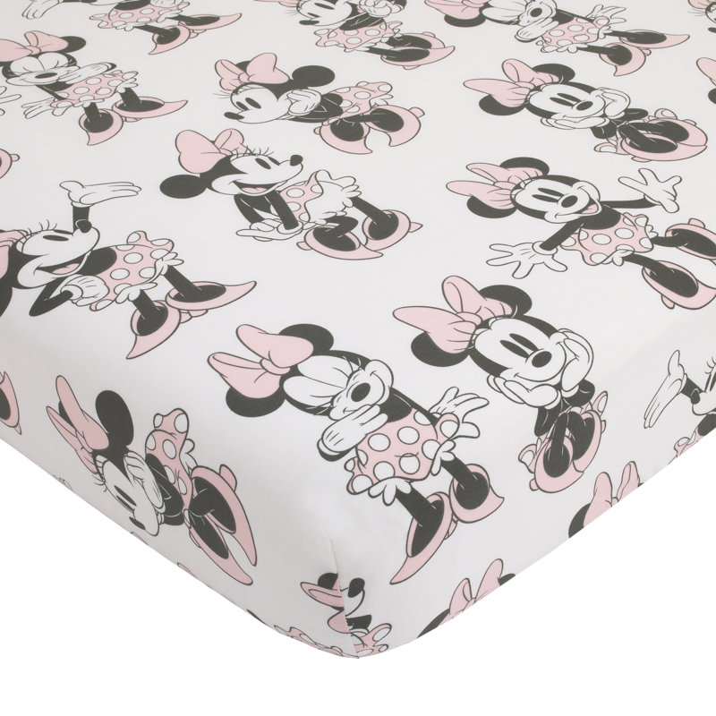Disney NoJo Disney Minnie Mouse Nursery 6 Piece Crib Bedding Set ...
