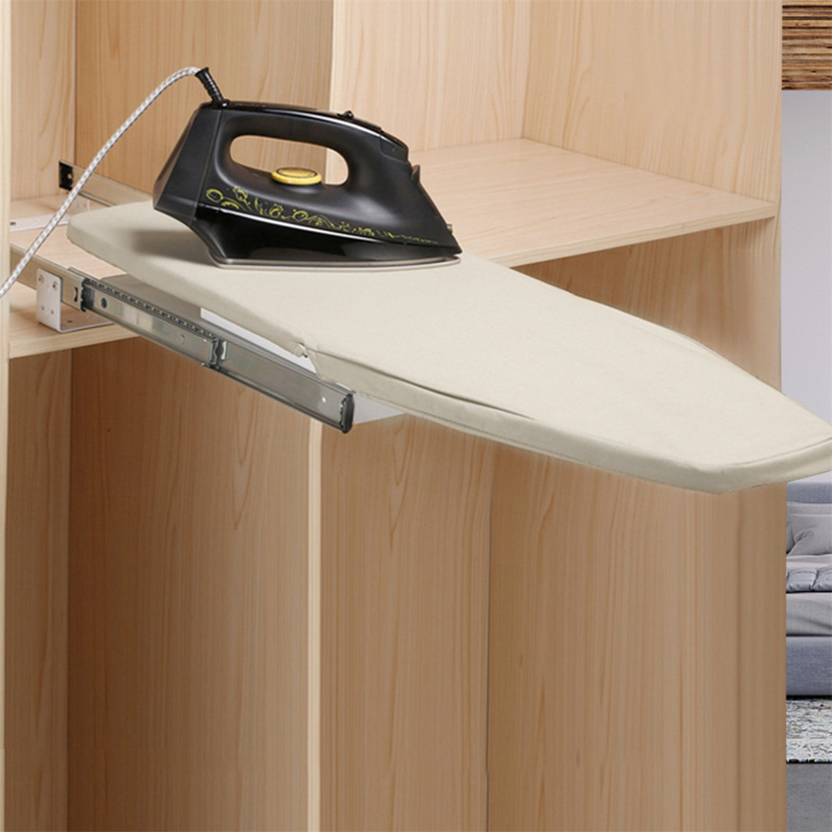 YINXIER Retractable Built-in Ironing Board & Reviews | Wayfair