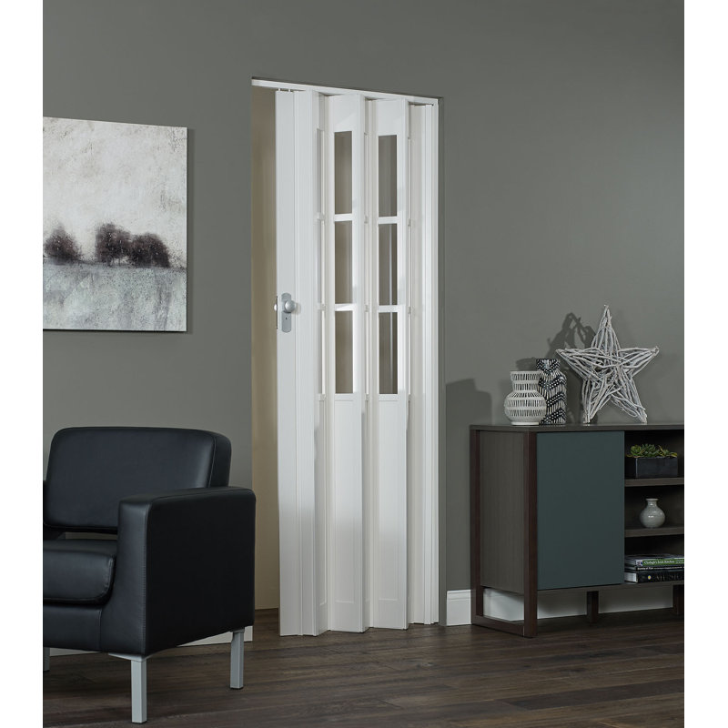 LTL Home Products Homestyle Capri White Folding Door & Reviews | Wayfair
