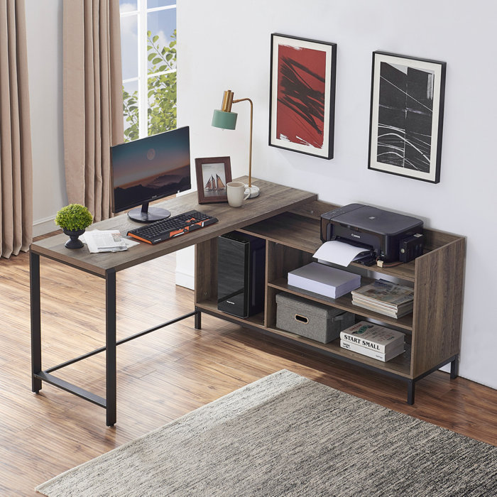 17 Stories Emerystone 59'' Desk & Reviews | Wayfair