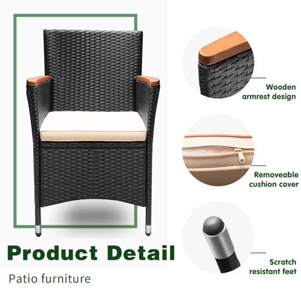 Laurel Foundry Modern Farmhouse Callan Rectangular 6 - Person 59.05 ...