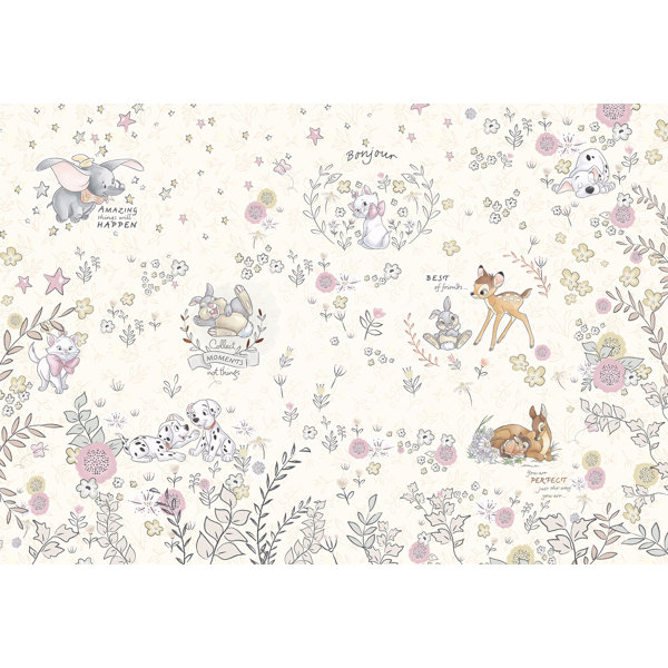Zoomie Kids Disney Best Of Friends Unpasted Wall Mural On Paper 368 Cm ...