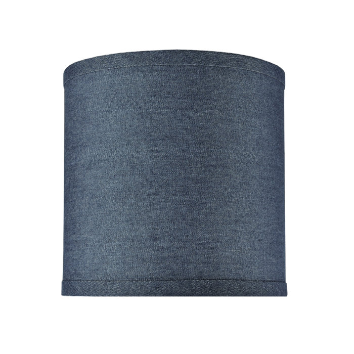 Aspen Creative Corporation 8'' H Denim Fabric Drum Lamp Shade & Reviews ...