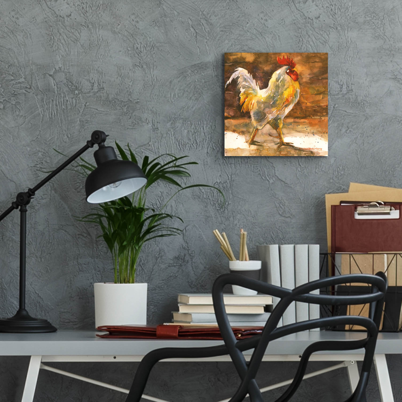 Ophelia & Co. Rooster Barn' by Annelein Beukenkamp Acrylic Glass Wall ...