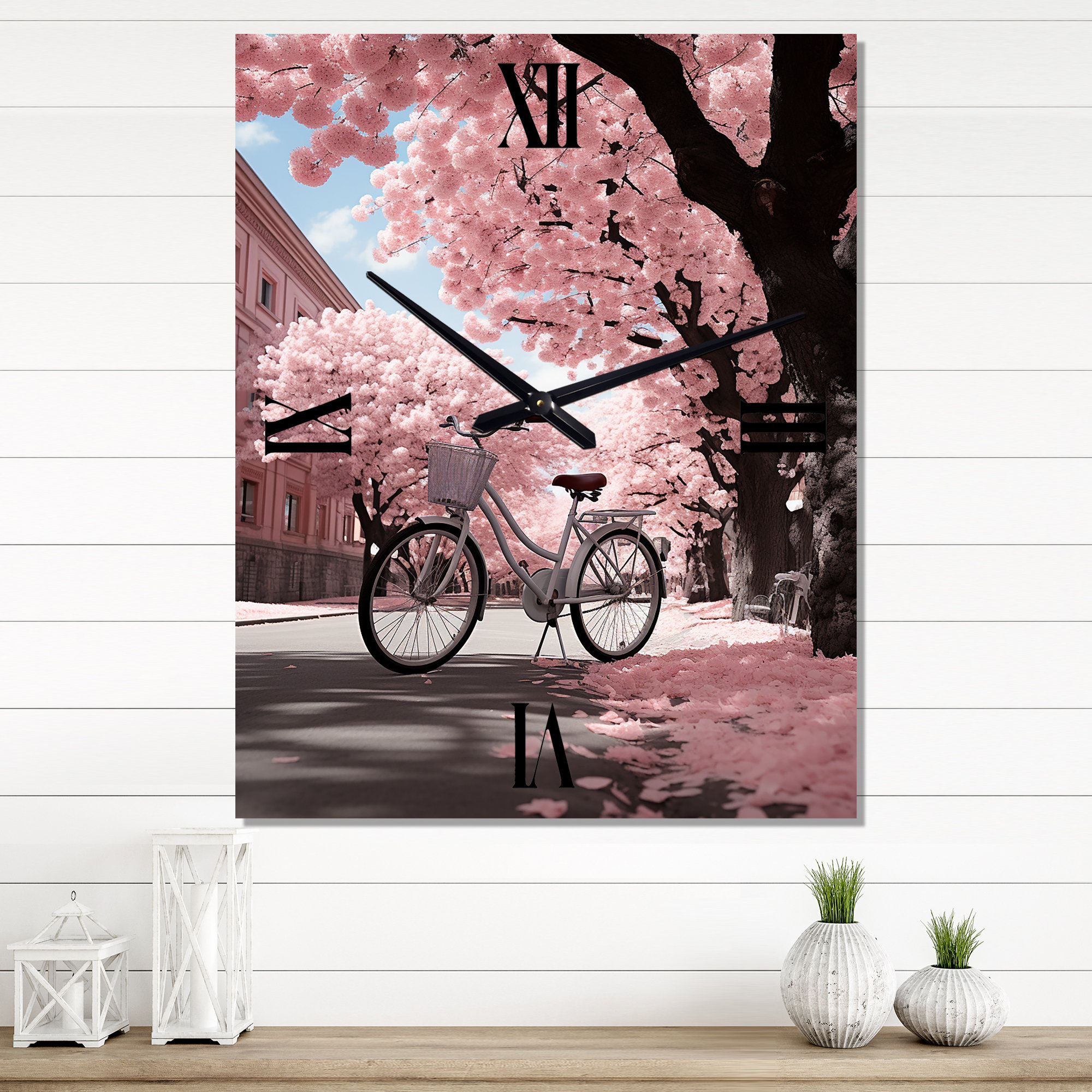 Design Art Bicycle Cycle Of Life II - Bicycle Wall Clocks | Wayfair