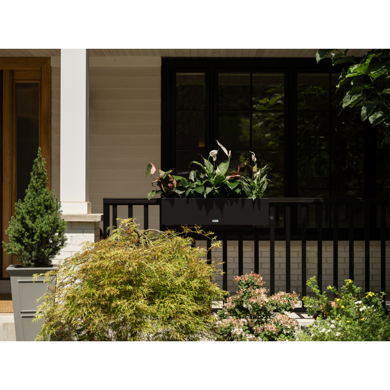 Veradek Block Series Railing Window Box Planter & Reviews | Wayfair