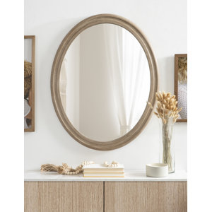 Mistana™ Jorah Distressed Accent Mirror & Reviews | Wayfair