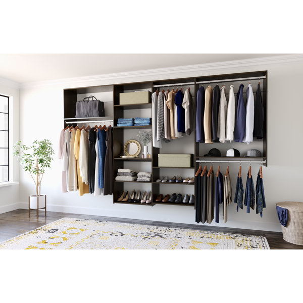 Dotted Line™ Grid 72'' W - 120'' W Closet System & Reviews | Wayfair