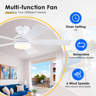 Wrought Studio™ 46" Low Profile Ceiling Fan Light With Remote/app ...