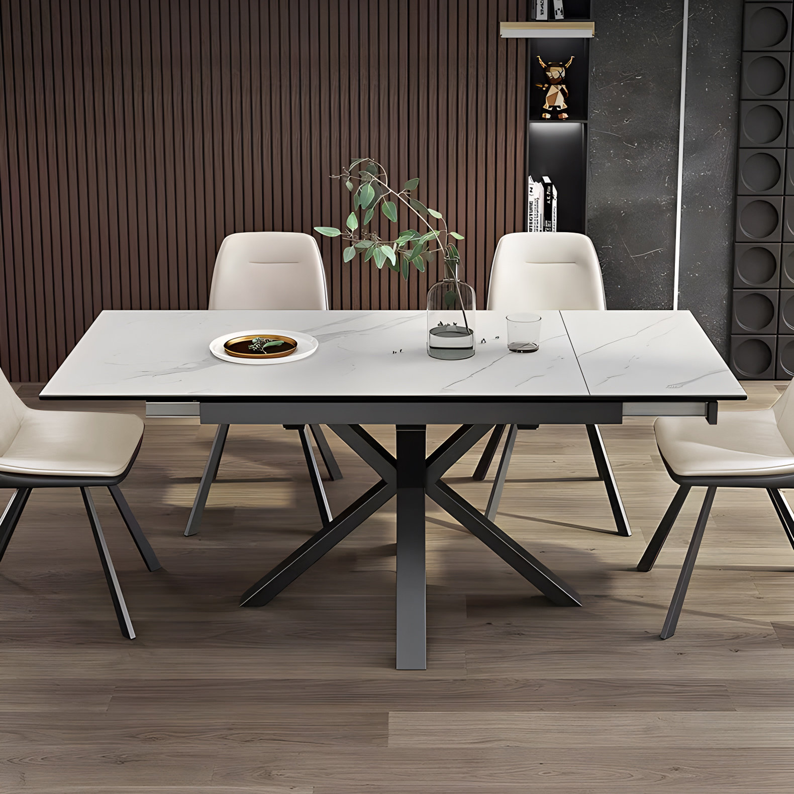 Orren Ellis Bennet 47.24'' to 70.86'' Extendable Rectangular Dining ...