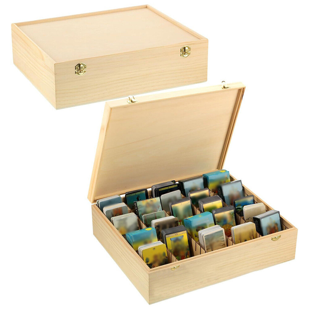 Rebrilliant Wooden Card Display Case Baseball Card Display Case Sport ...