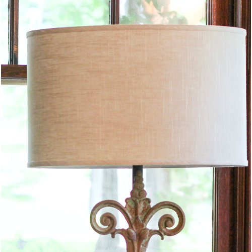 Canora Grey Linen Ellipse Lamp Shade & Reviews | Wayfair