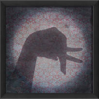 The Artwork Factory Shadow Puppet Rabbit Framed Photographic Print ...