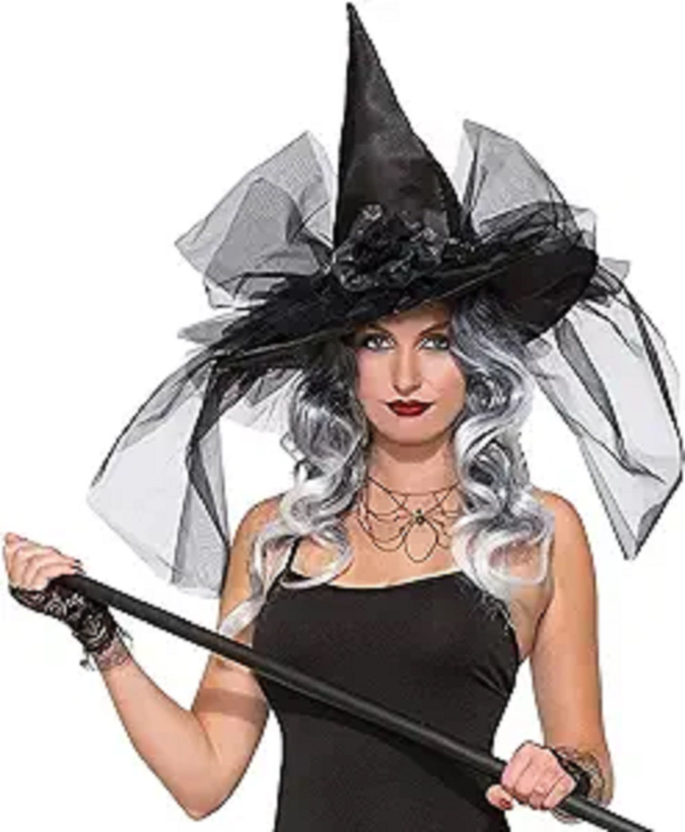 The Holiday Aisle® PMU Halloween Witch Hat Fancy Deluxe Costume ...