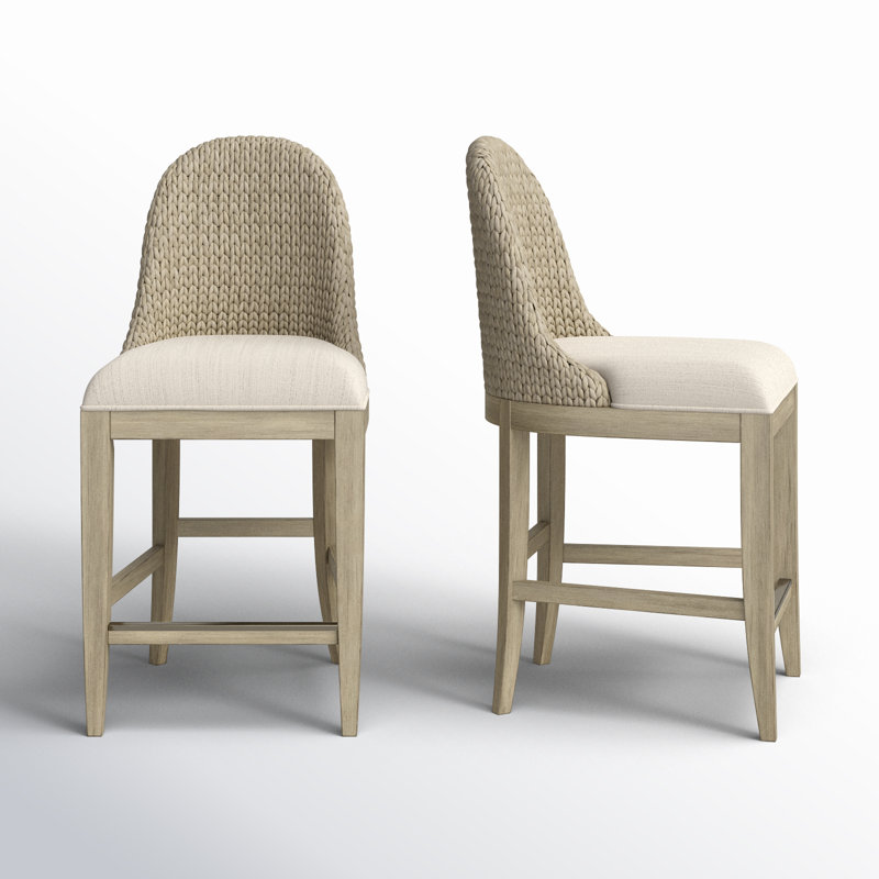 Adalyn Woven Stool | Birch Lane