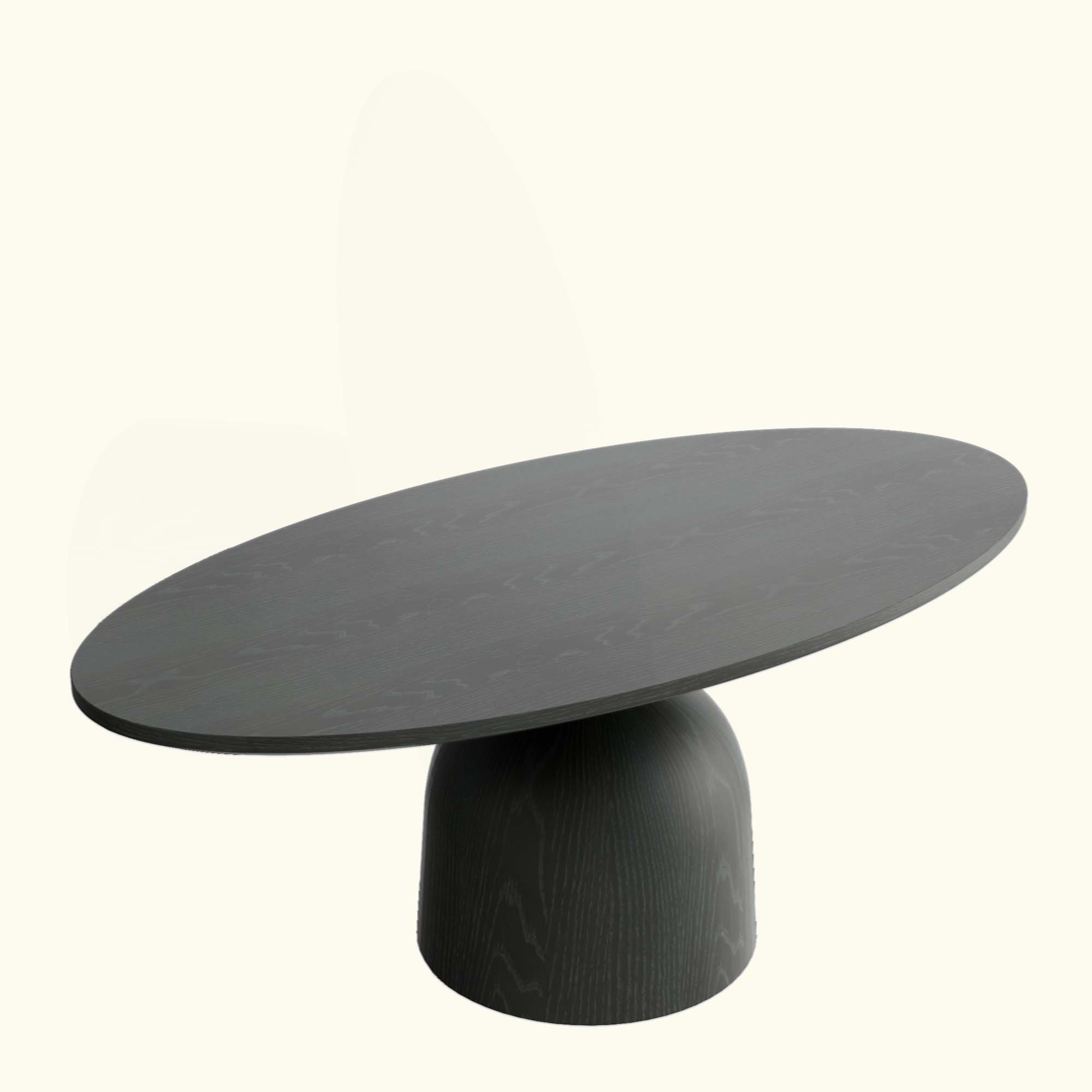 Corrigan Studio® Modern Center Solid Wood Coffee Table Black Long Side ...