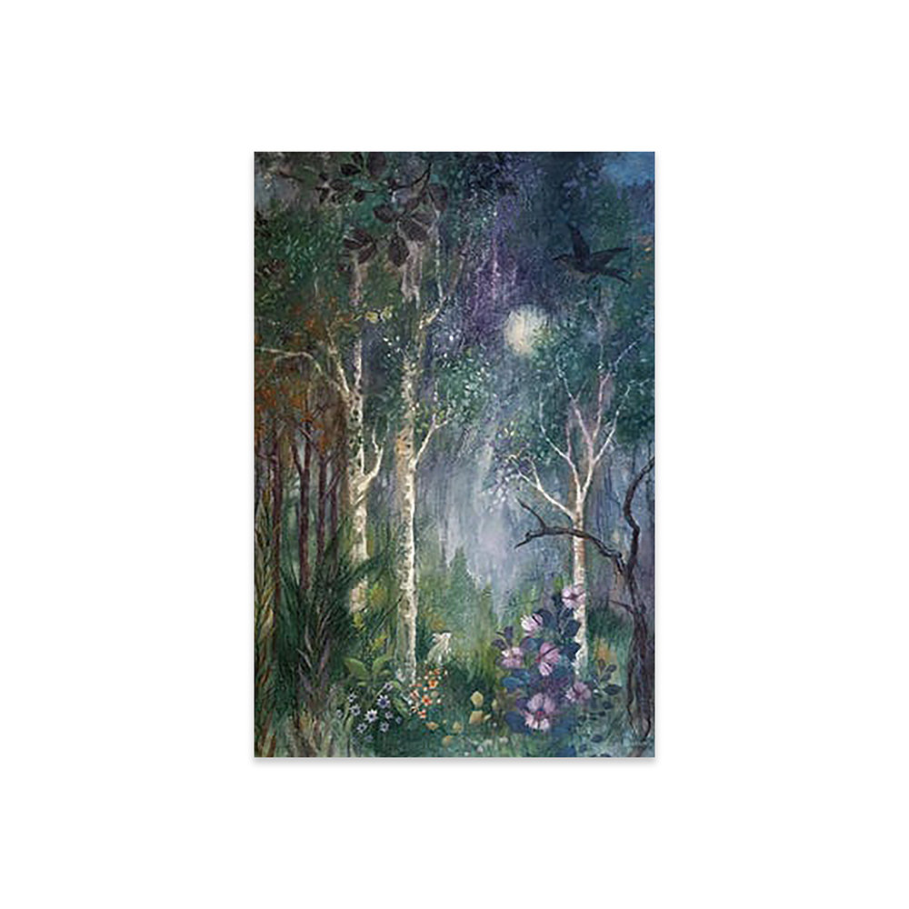 Millwood Pines Moon Rabbit by Lisa Marie Kindley - Unframed Graphic Art ...