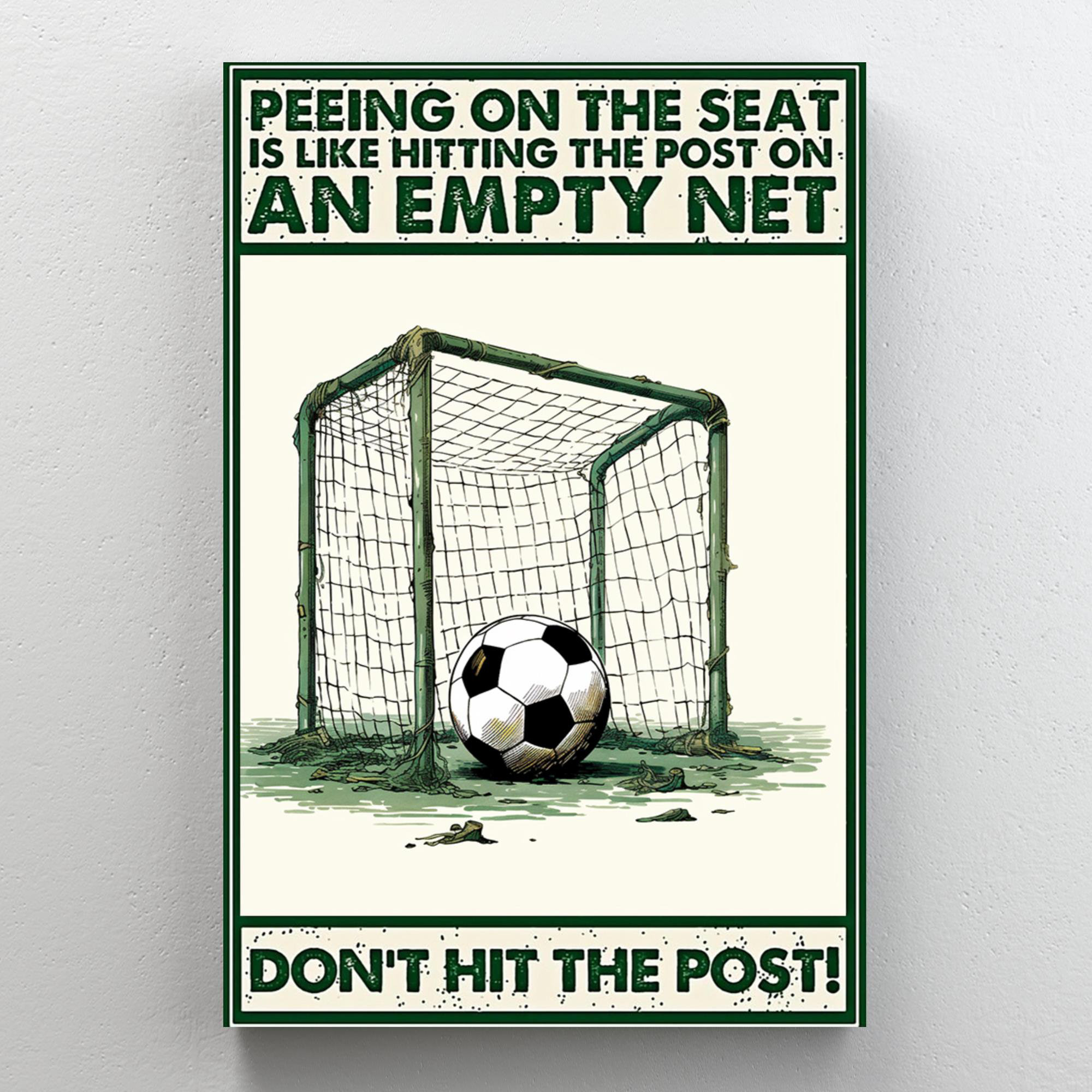 Trinx Football Dont Hit The Post - 1 Piece Rectangle Graphic Art Print ...