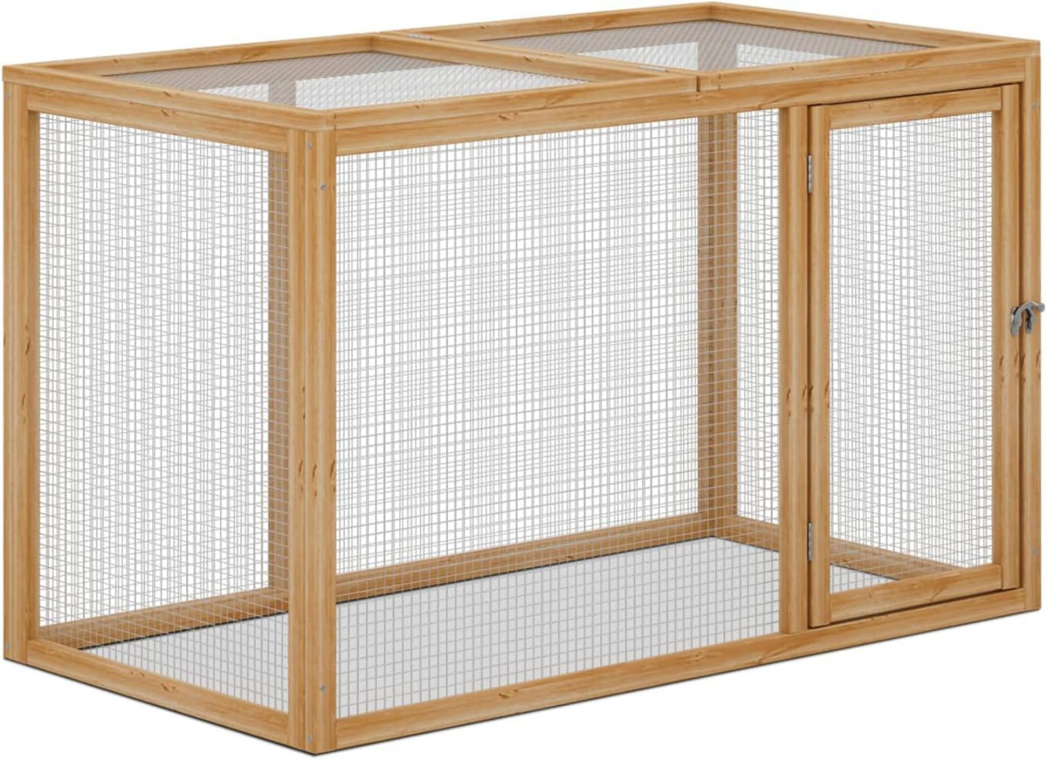 Tucker Murphy Pet™ Chicken Run For Yard Wood Chicken Cage Rabbit Hutch ...