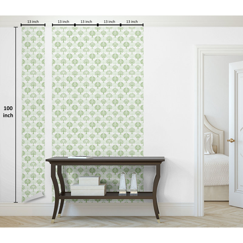 Winston Porter Jacqualyn Peel & Stick Geometric Roll | Wayfair