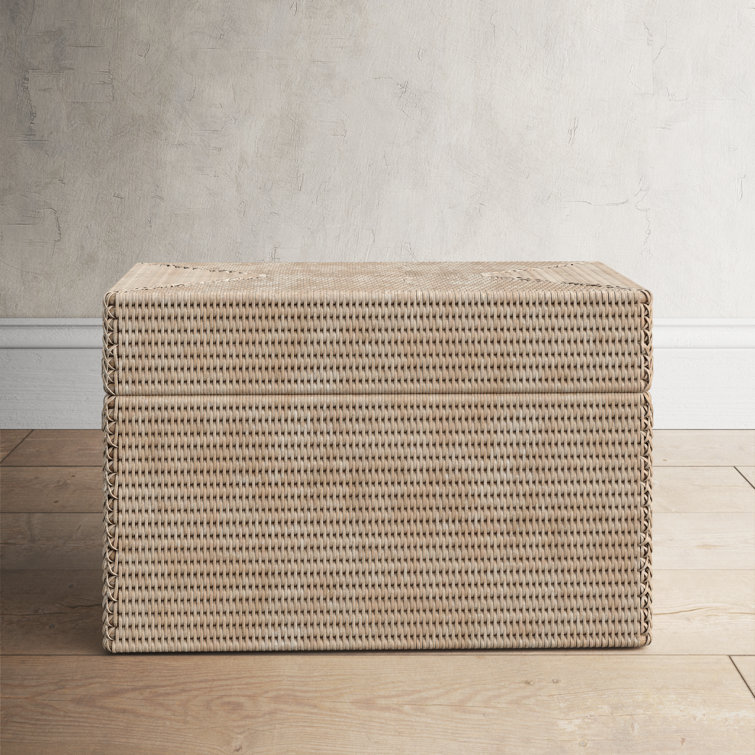 Birch Lane™ Lancaster Wicker Trunk & Reviews | Wayfair