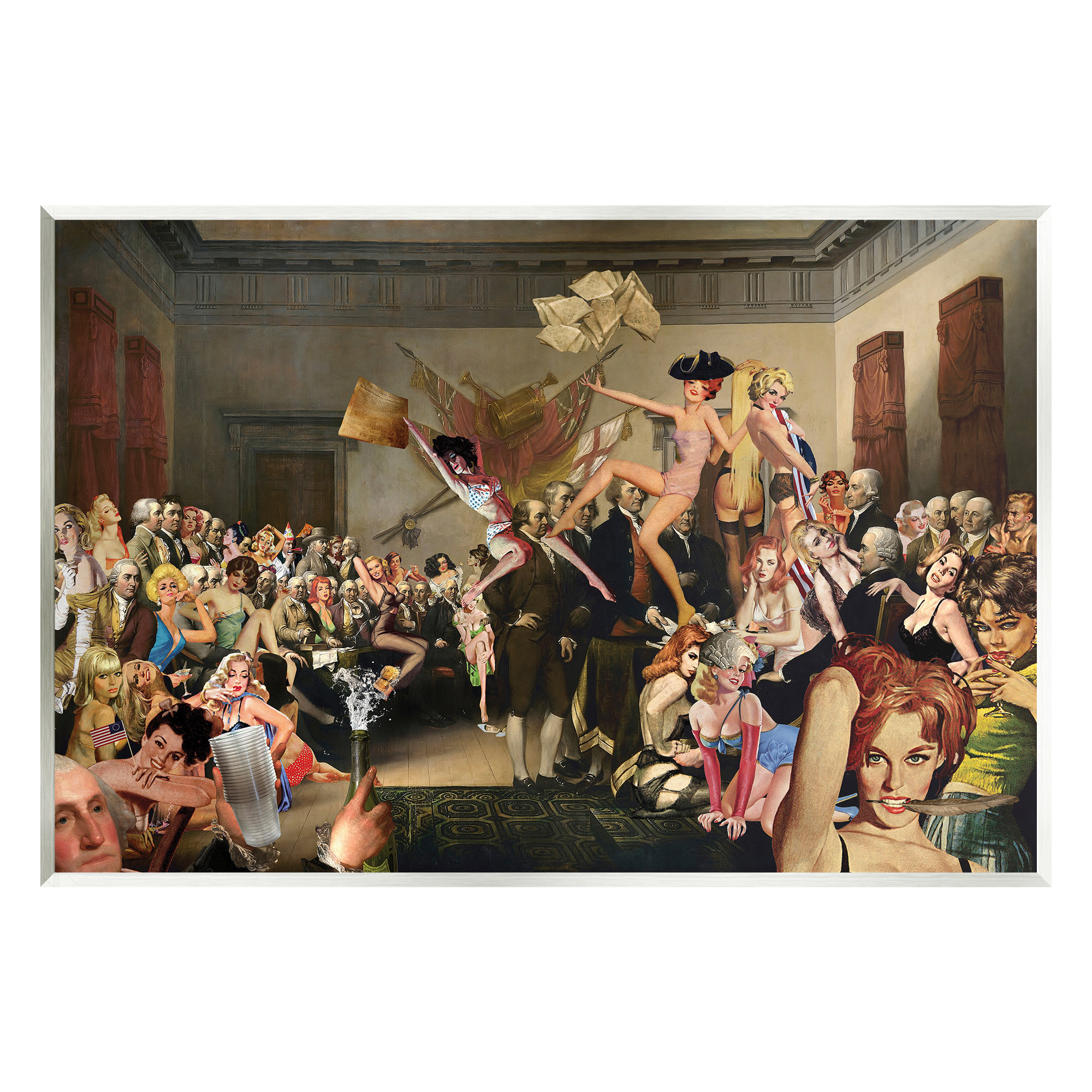 Stupell Industries Classic Collage by Barry Kite Print | Wayfair
