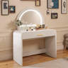 NAND Makeup Vanity Table With Touch Screen Lighted Mirror, Dressing ...
