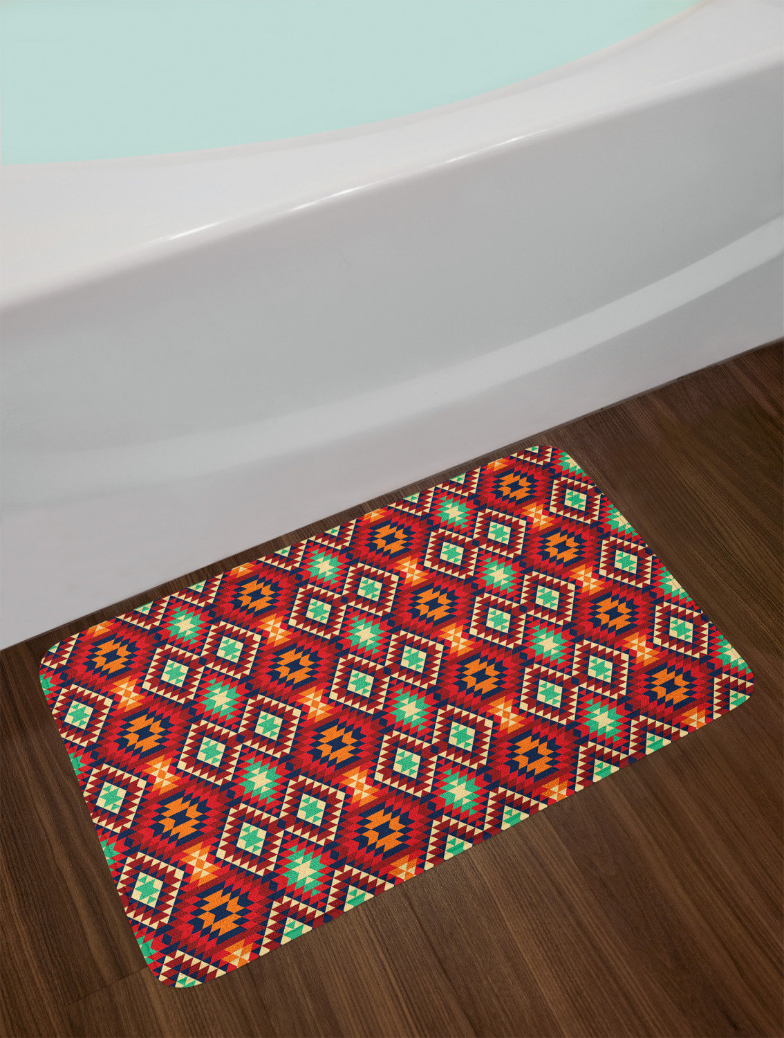 East Urban Home Tribal Bath Rug | Wayfair