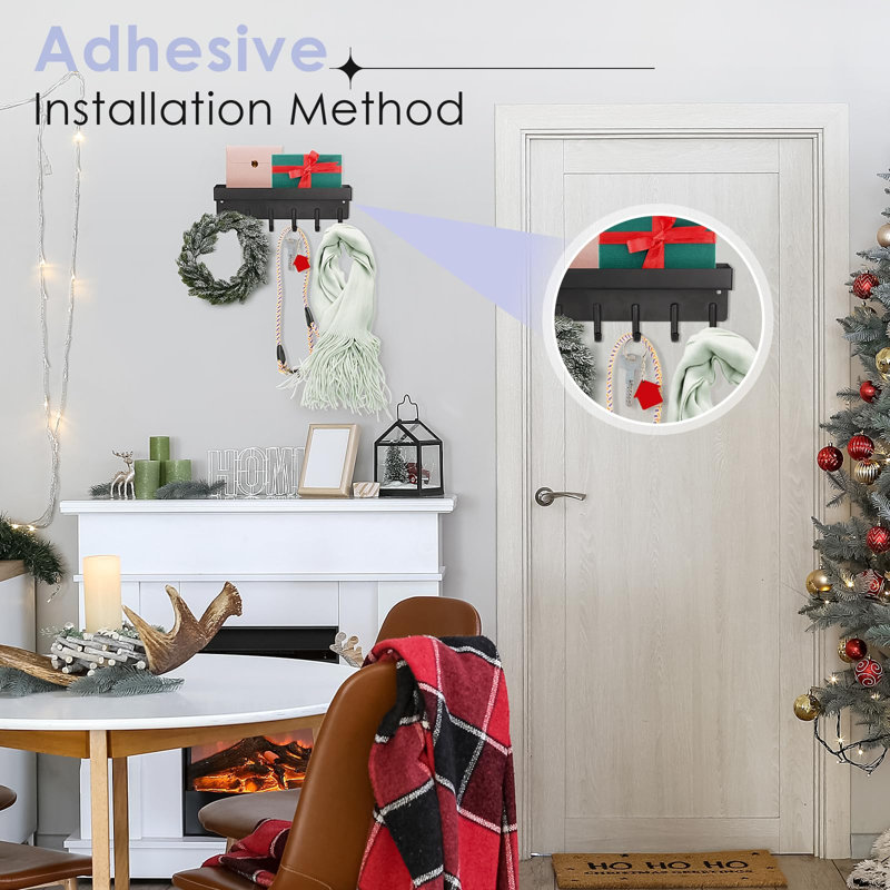 The Twillery Co.® Ivanhoe Small Metal Key Rack with Tray Narrow Key ...