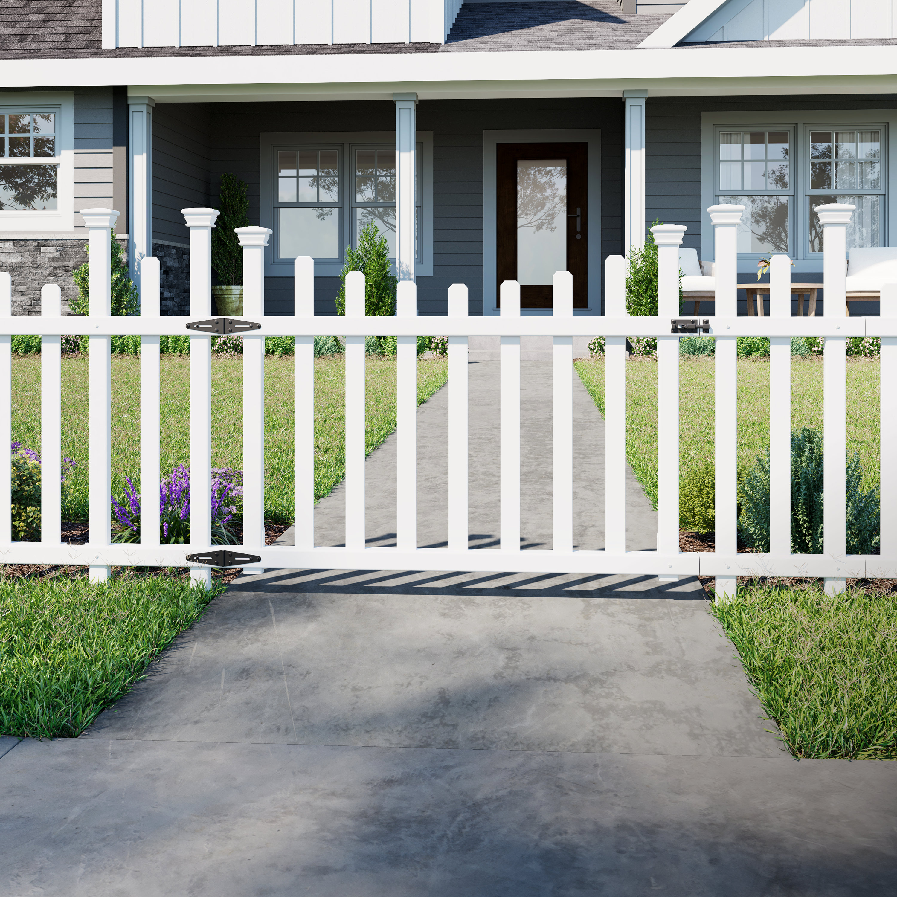 Zippity Outdoor Products 2.5ft H x 5.1ft W (1 Gate) No Dig Zippity ...